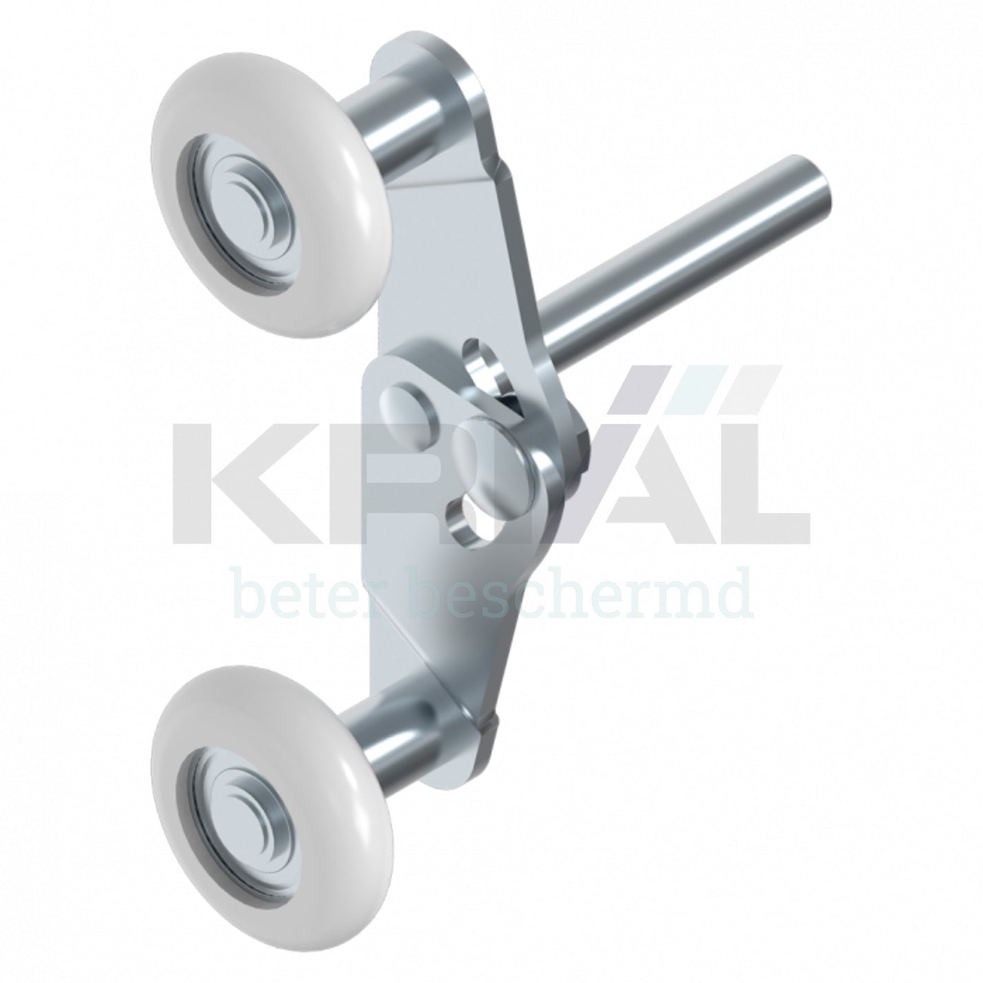 Dubbel tandem loopwiel voor sectionale poorten – Krialwebshop